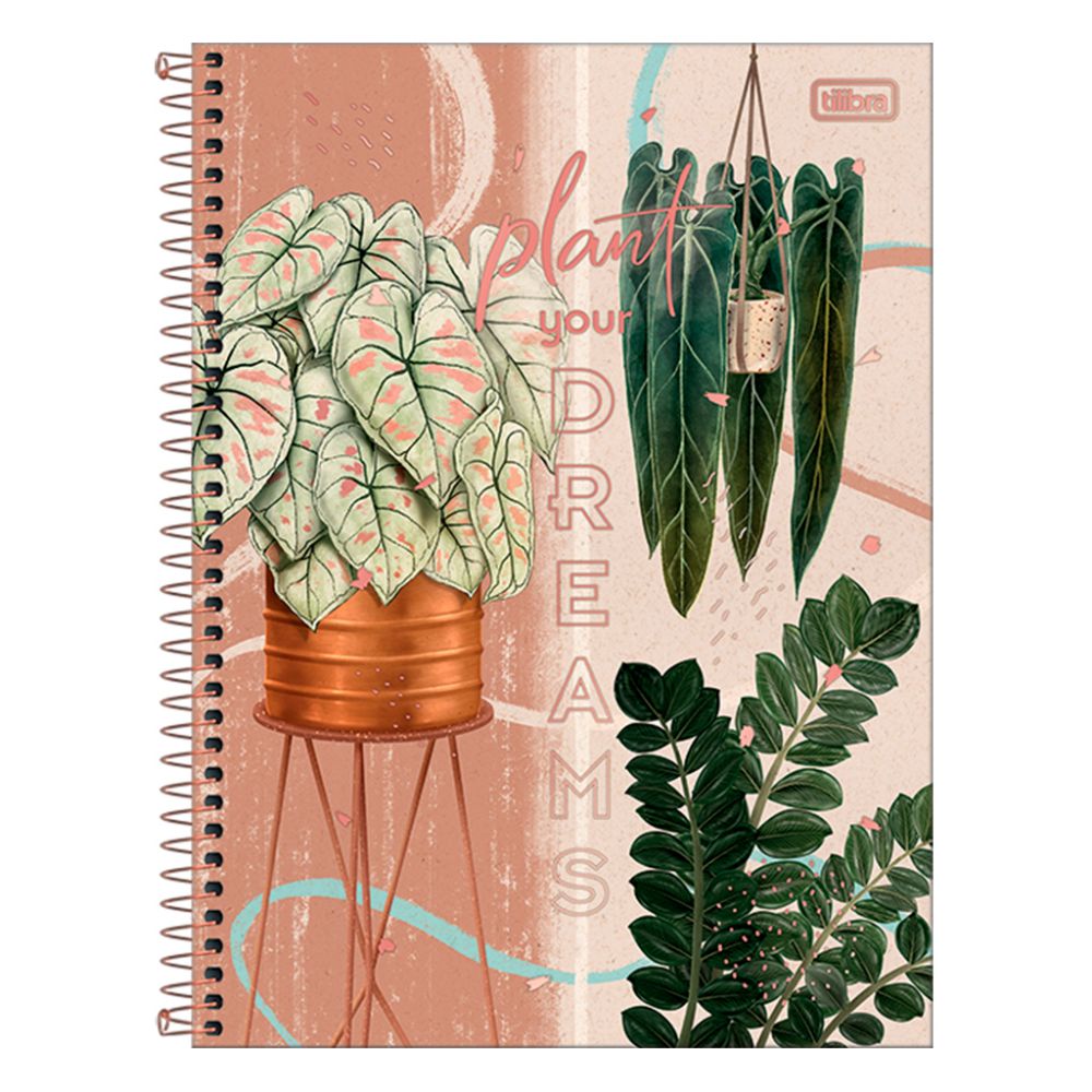 Caderno Universitário 1 Matéria Naturalis Espiral Capa Dura 80fls (Tilibra)