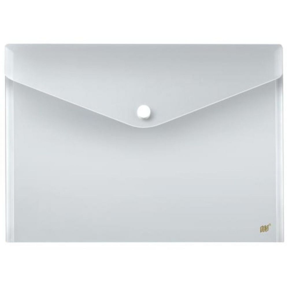 Pasta Envelope Plastico Transparente com Botão (Yes)