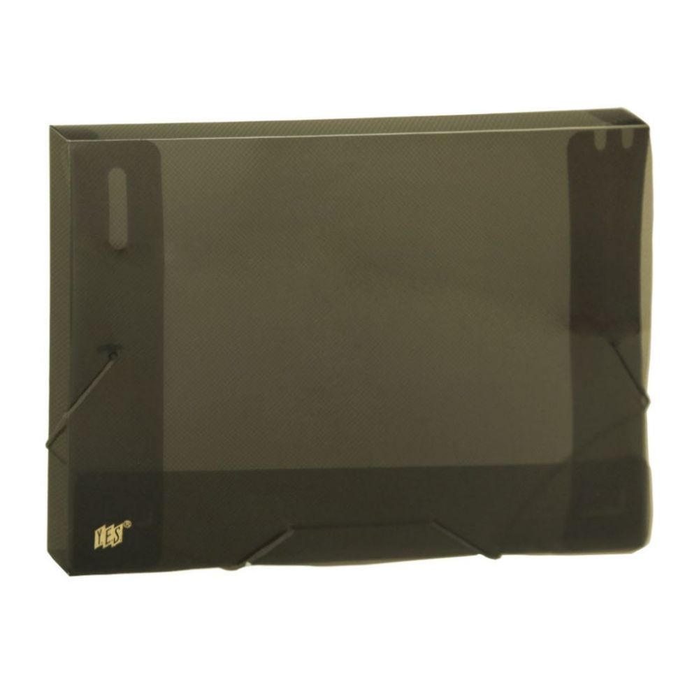 Pasta Plástica Ofício Transparente com Elástico Dorso 2cm (Yes)