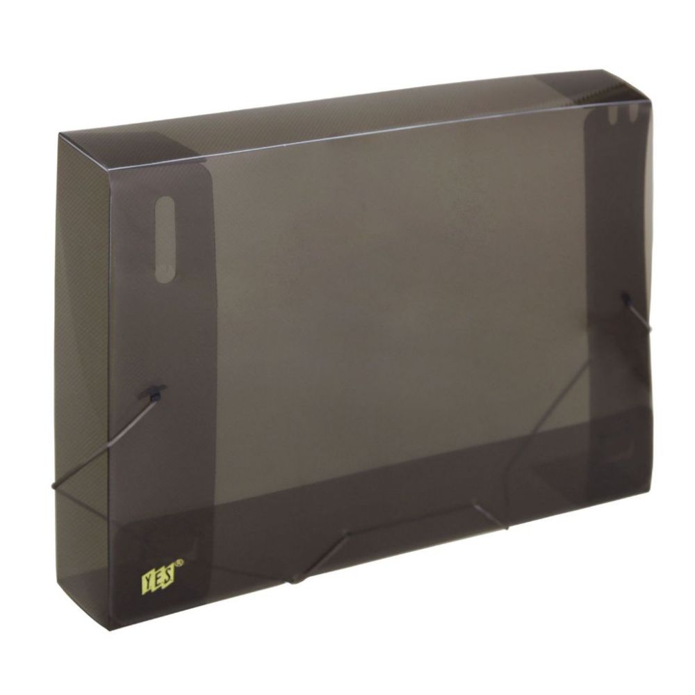 Pasta Plástica Ofício Transparente com Elástico Dorso 5cm (Yes)