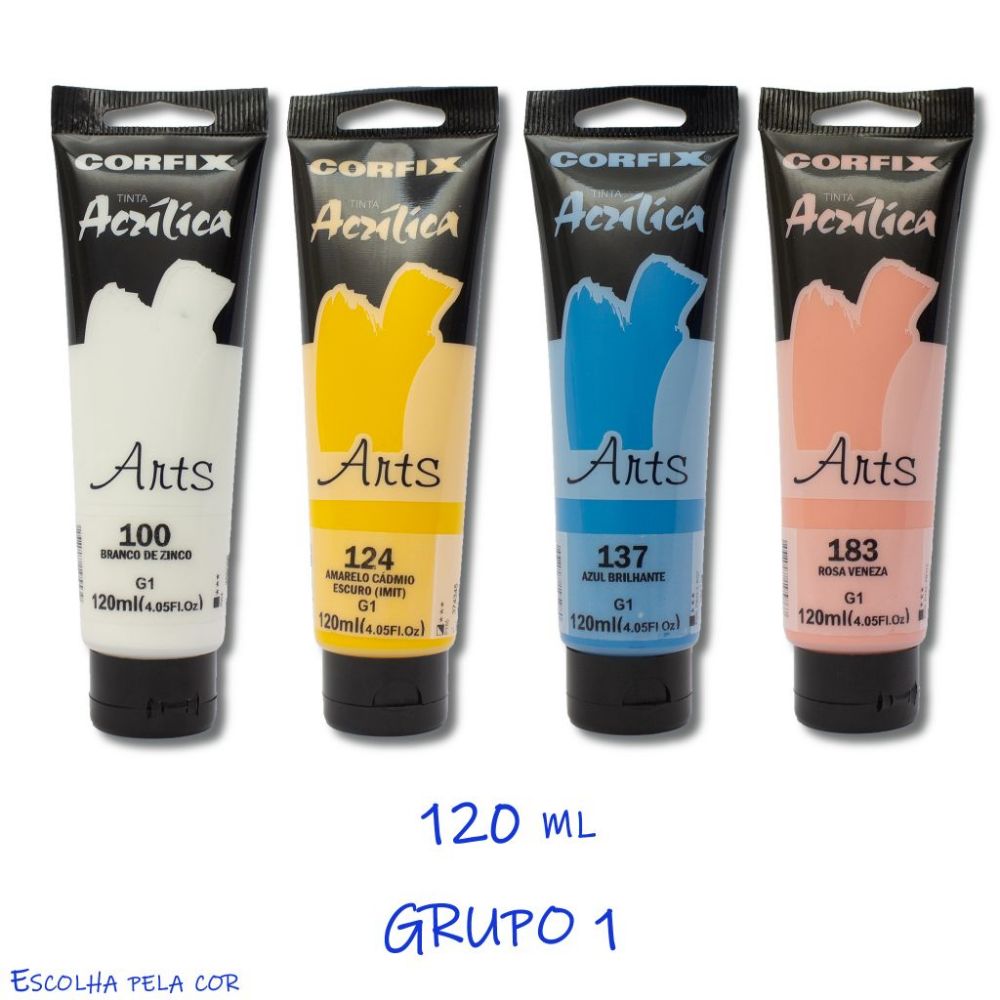 Tinta Acrilica Arts 120ml G1 (Corfix)