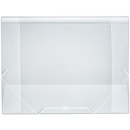 Pasta Plástica A3 Transparente com Elástico Dorso Fino (Yes)