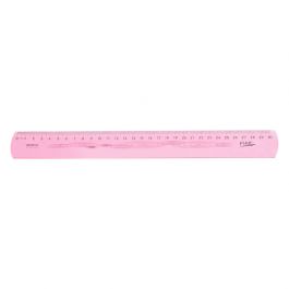 Regua Plastica 30Cm Flexivel (Waleu)