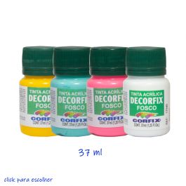 Tinta Acrílica Fosca Decorfix 37ml (Corfix)